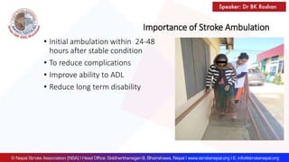 Acute stroke rehabilitation | PPTX