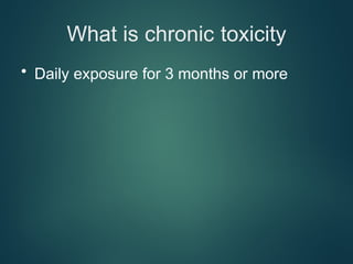 Acute, sub-acute and Chronic oral studies (OECD). | PPTX