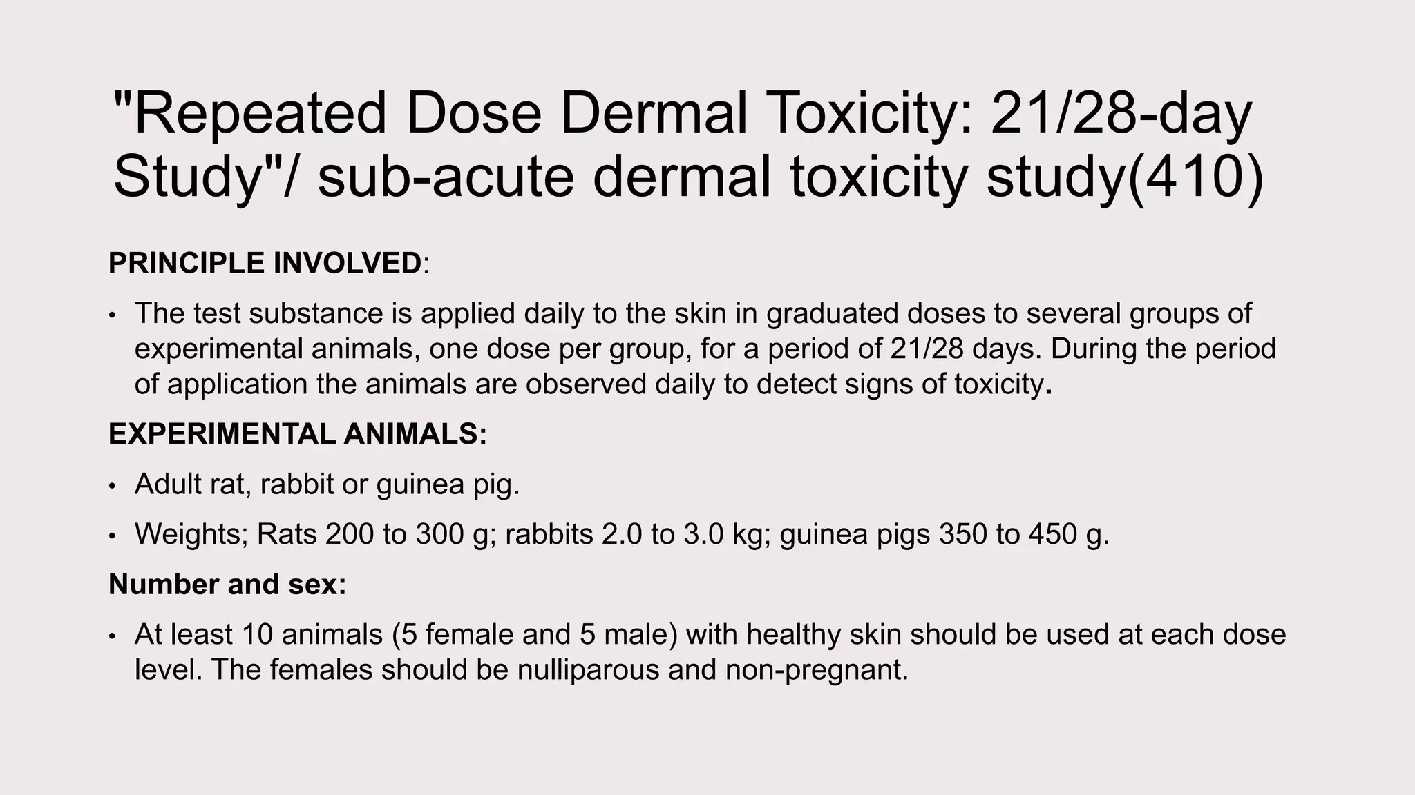 Acute,Sub-acute and Sub-chronic dermal toxicity studies.pptx