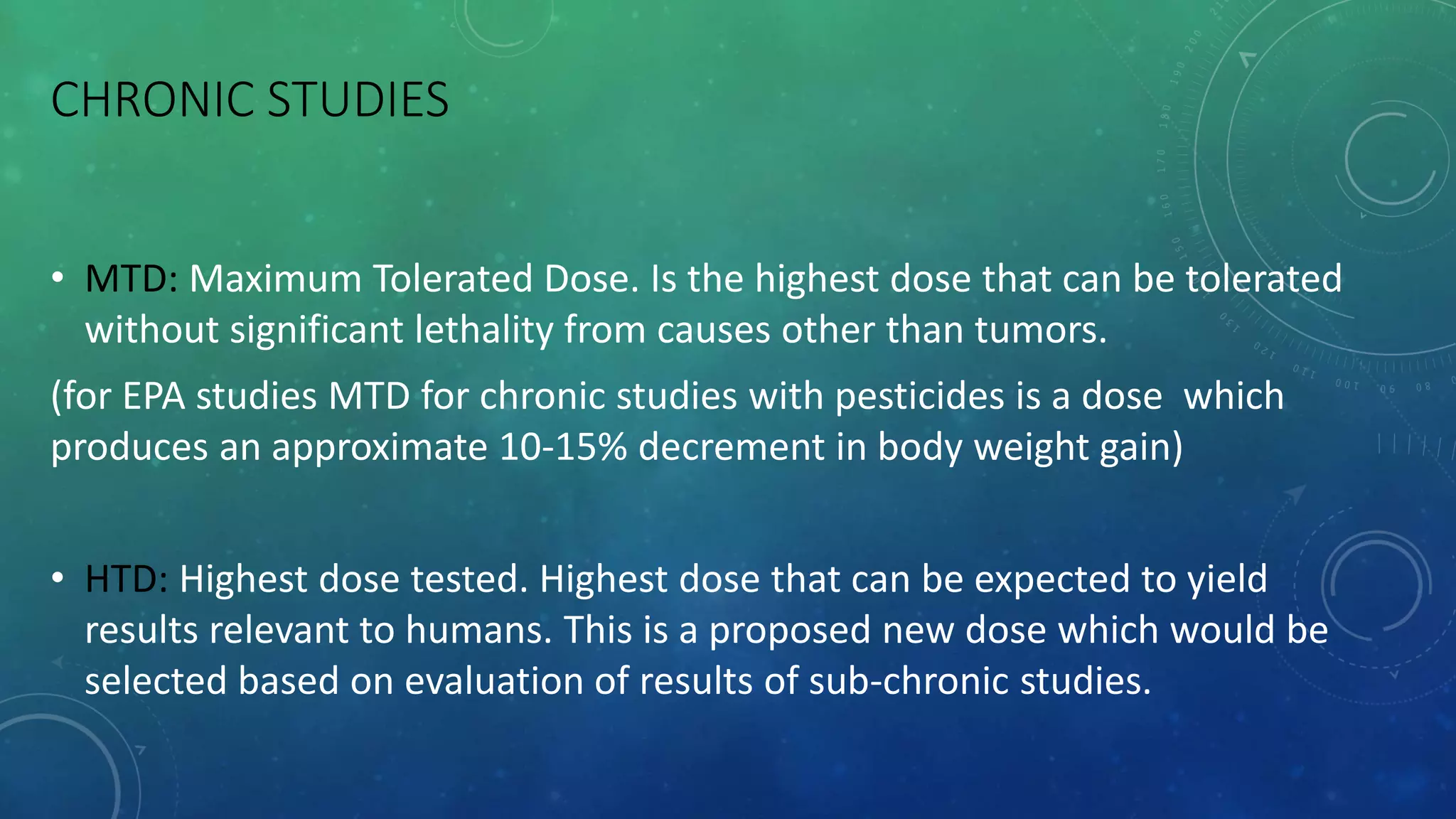ACUTE, SUB ACUTE & CHRONIC TOXICOLOGICAL STUDIES | PPTX