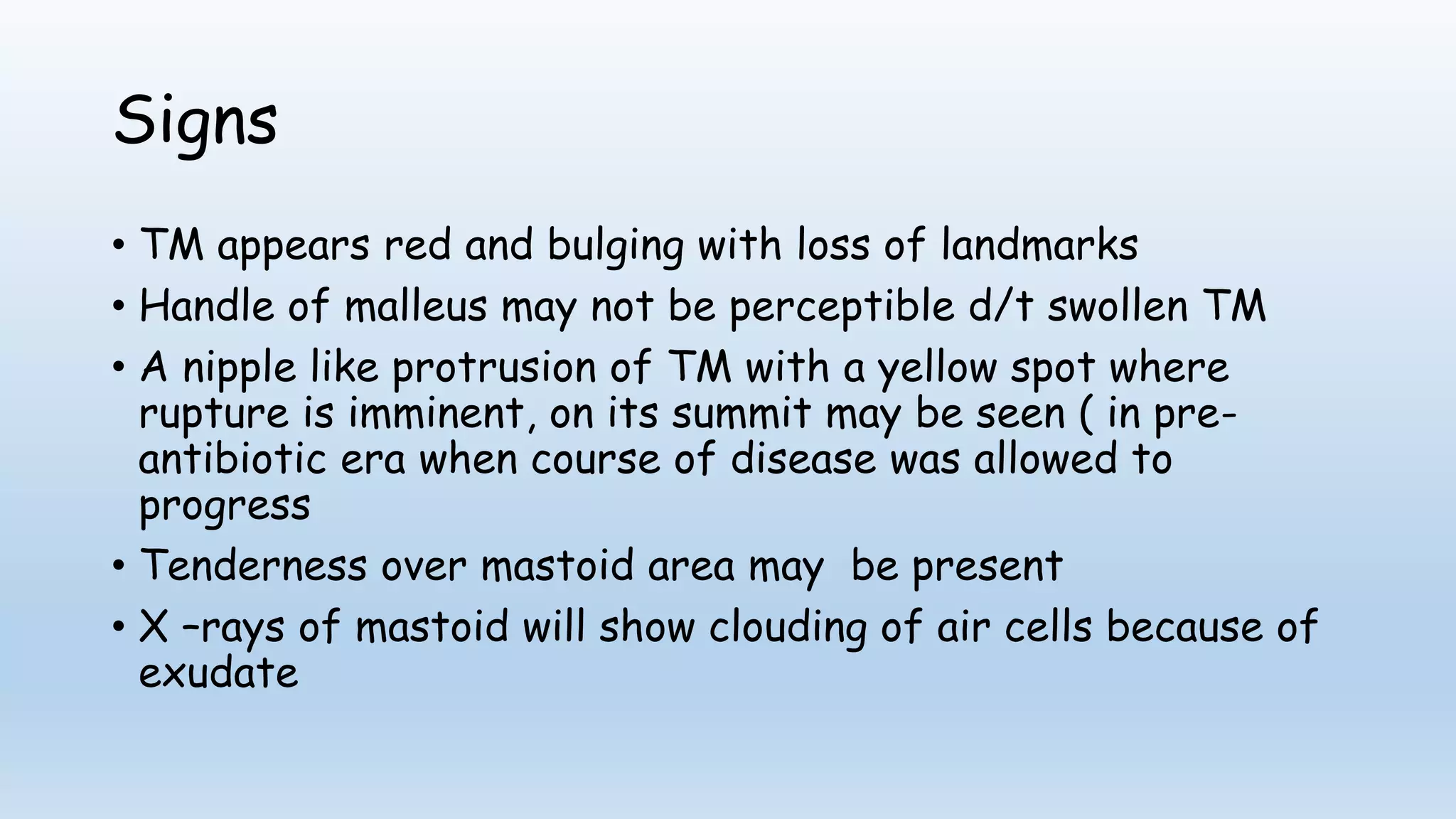 Acute suppurative otitis media | PPTX