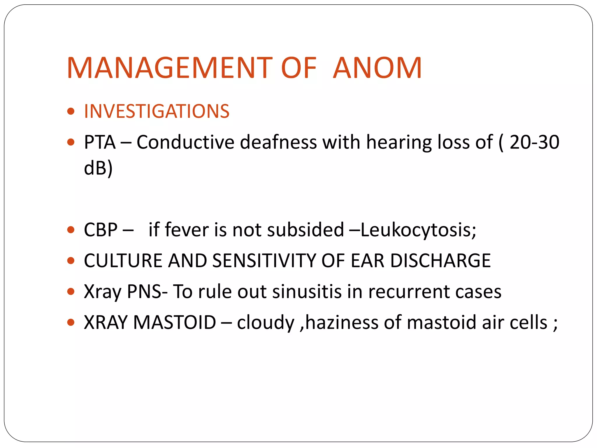 Acute suppurative otitis media | PPTX