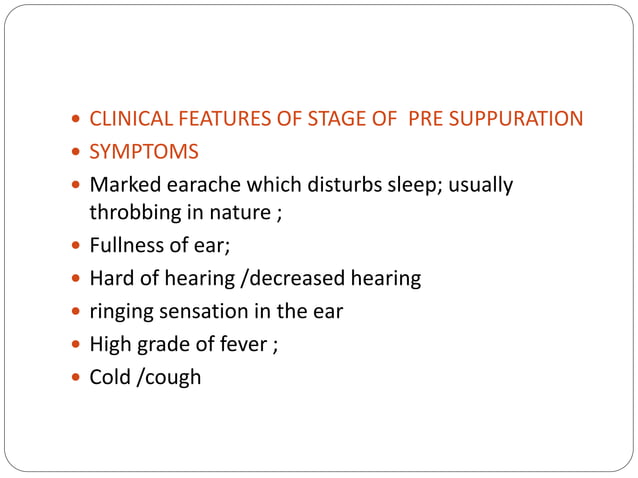 Acute suppurative otitis media | PPT