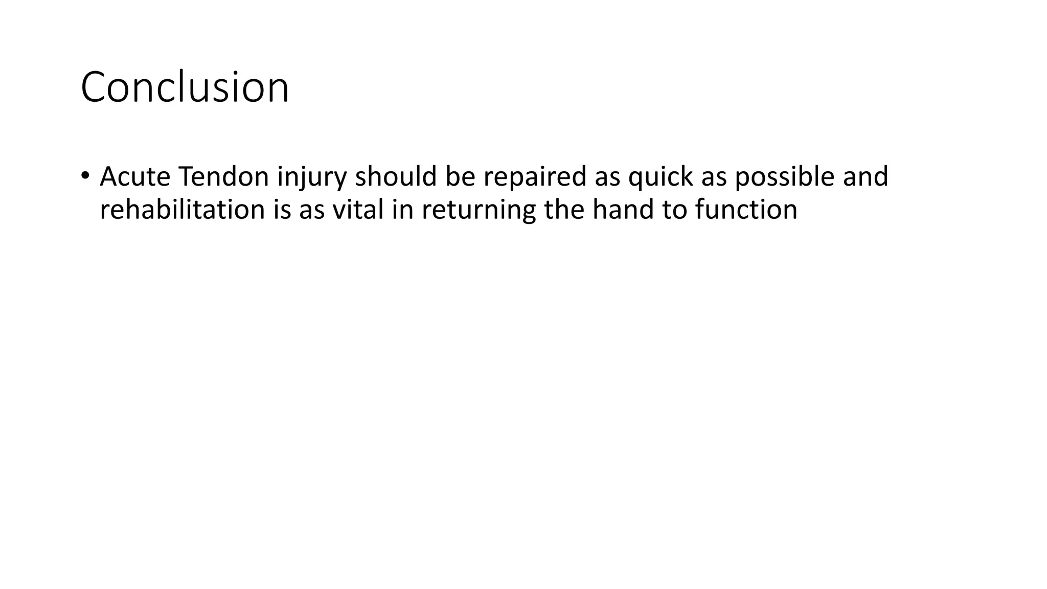 Acute Tendon injury of the Hand and its Repair.pptx | Death, Injury, or ...