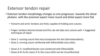 Acute Tendon injury of the Hand and its Repair.pptx | Death, Injury, or ...
