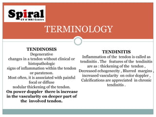 Acute tenosynovitis | PPTX