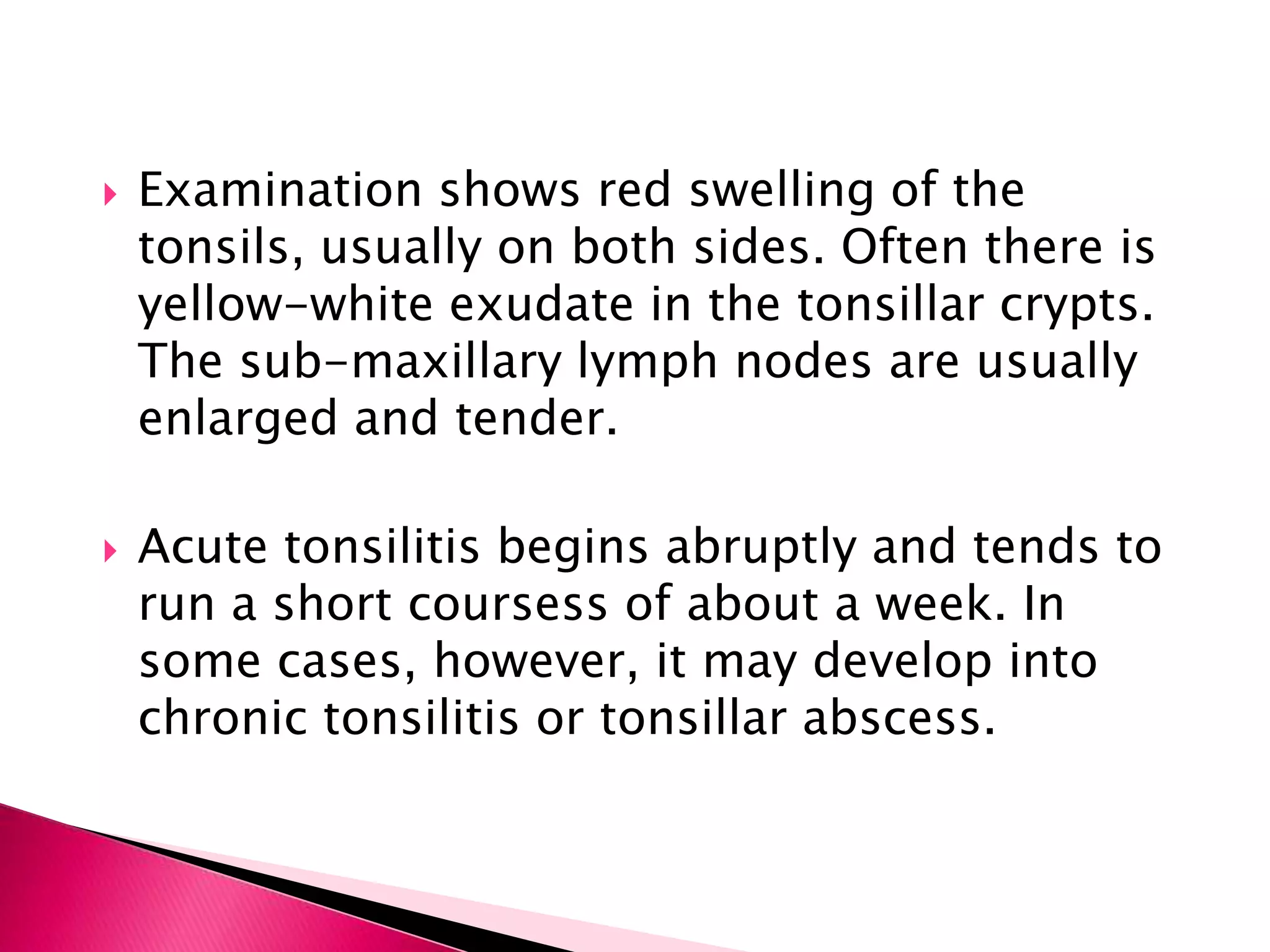 Acute tonsilitis | PPTX