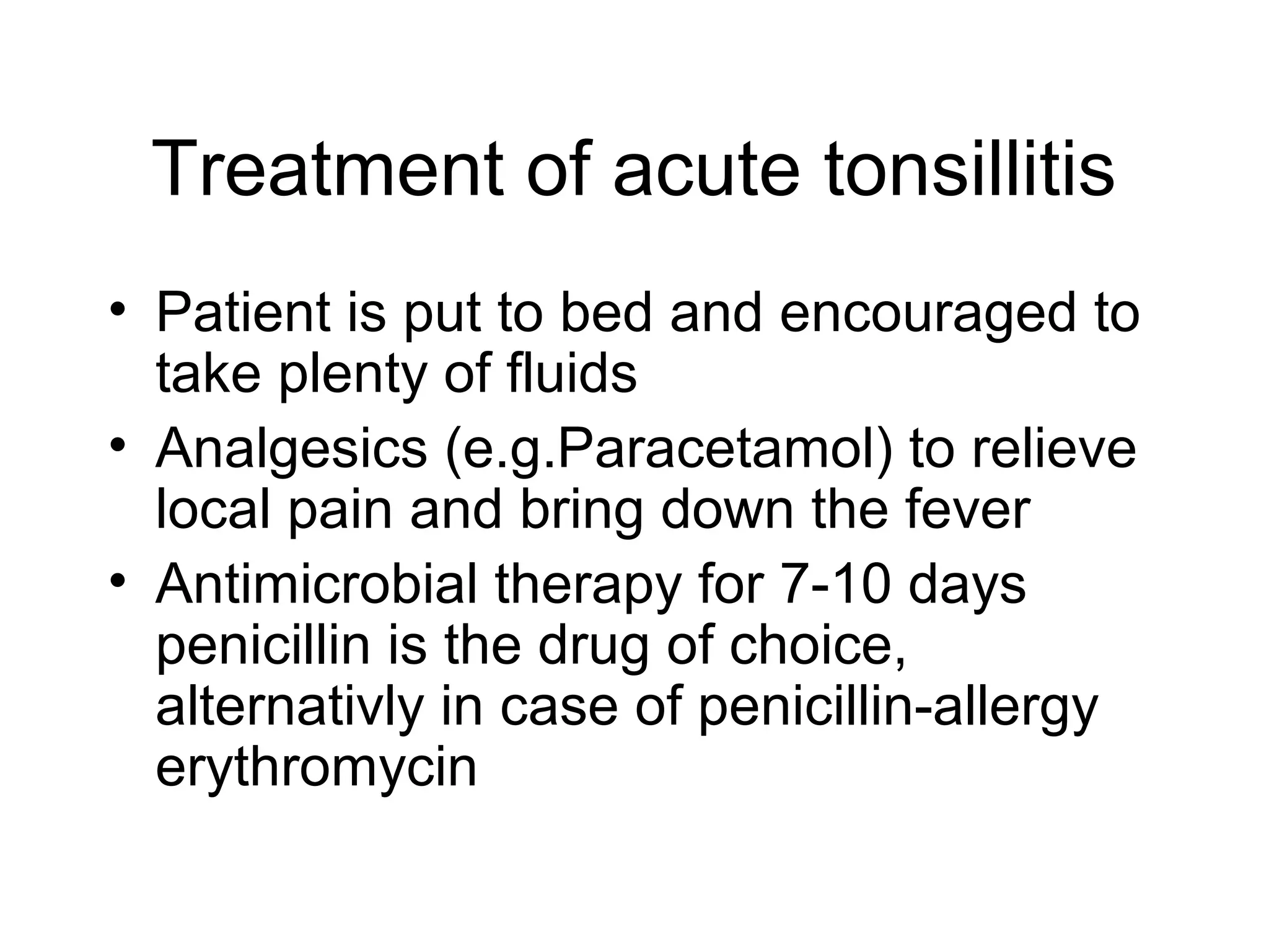 Acute tonsillitis | PPT