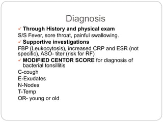 Acute tonsillitis | PPT