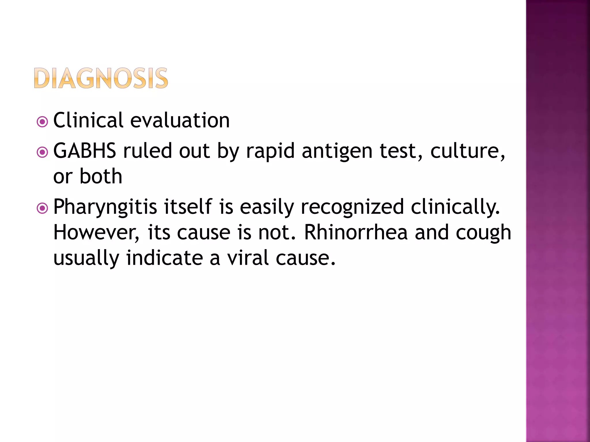 Acute tonsillopharyngitis | PPTX