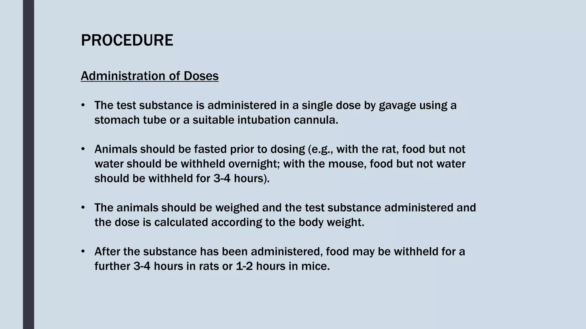 Acute toxicity studies-425 | PPTX