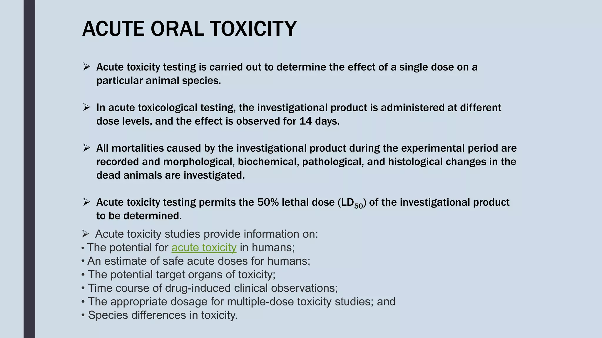 Acute toxicity studies-425 | PPTX