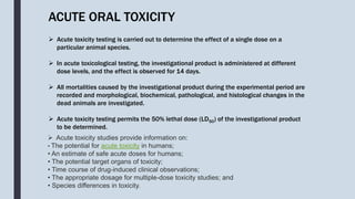 Acute toxicity studies-425 | PPTX