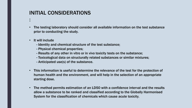 Acute toxicity studies-425 | PPTX
