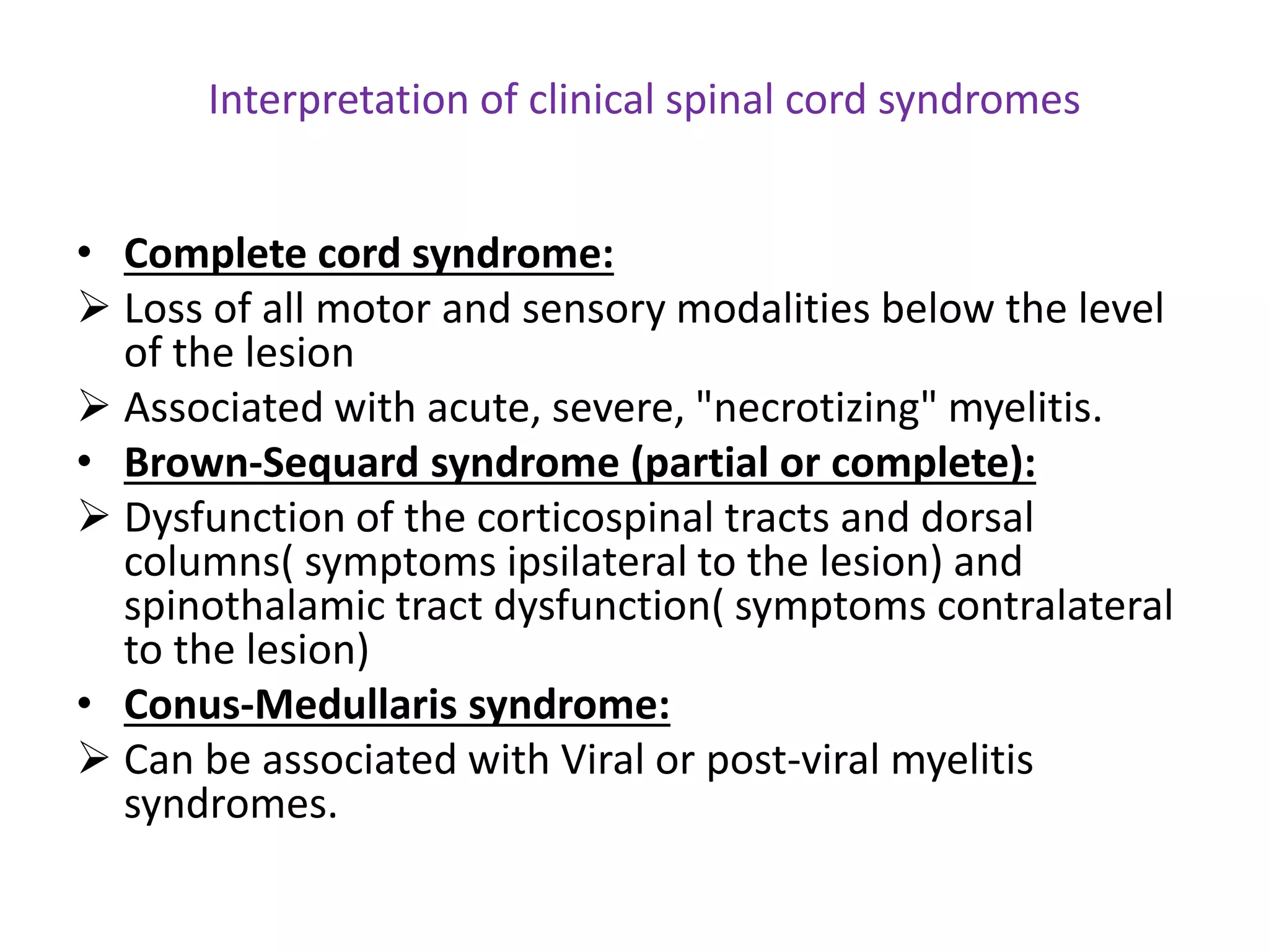 Acute transverse myelitis | PPTX