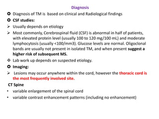 Acute transverse myelitis | PPTX