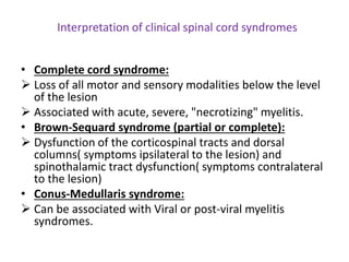 Acute transverse myelitis | PPTX