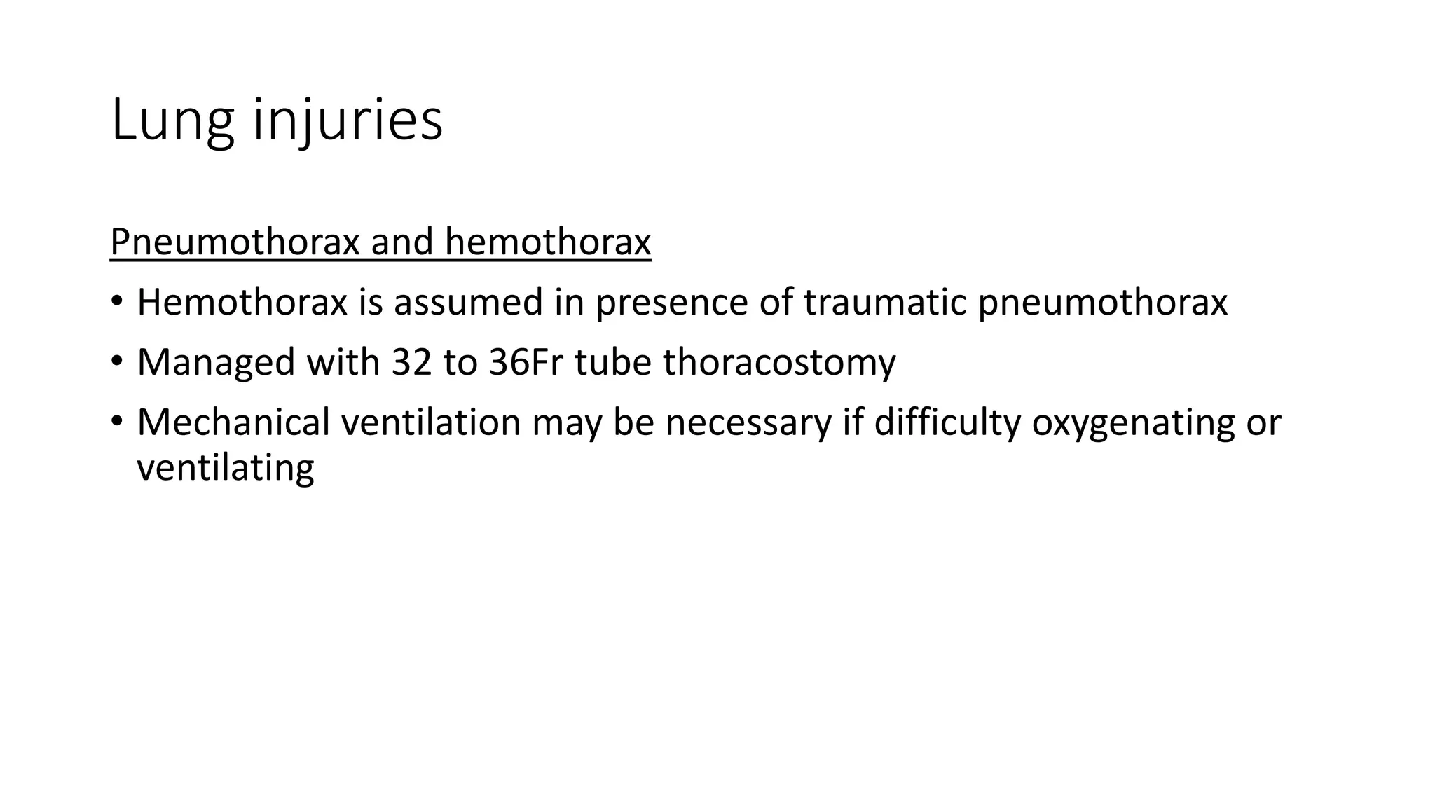 Acute trauma management | PPTX