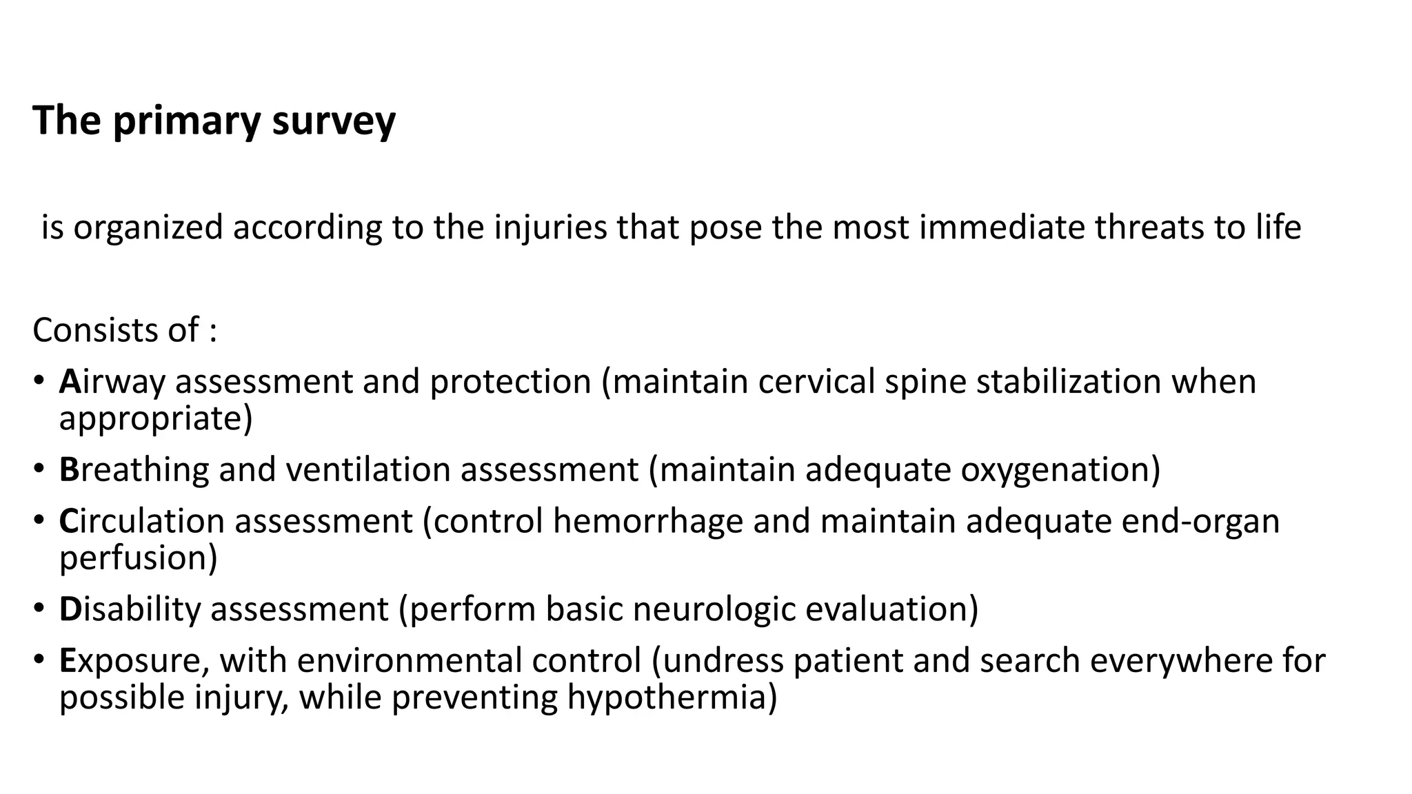 Acute trauma management | PPTX