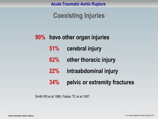 Acute traumatic aortic rupture | PPT