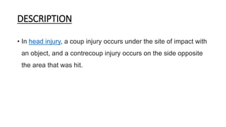 ACUTE TRAUMATIC BRAIN INJURY - PRESENTATION AND MANAGEMENT | PPTX