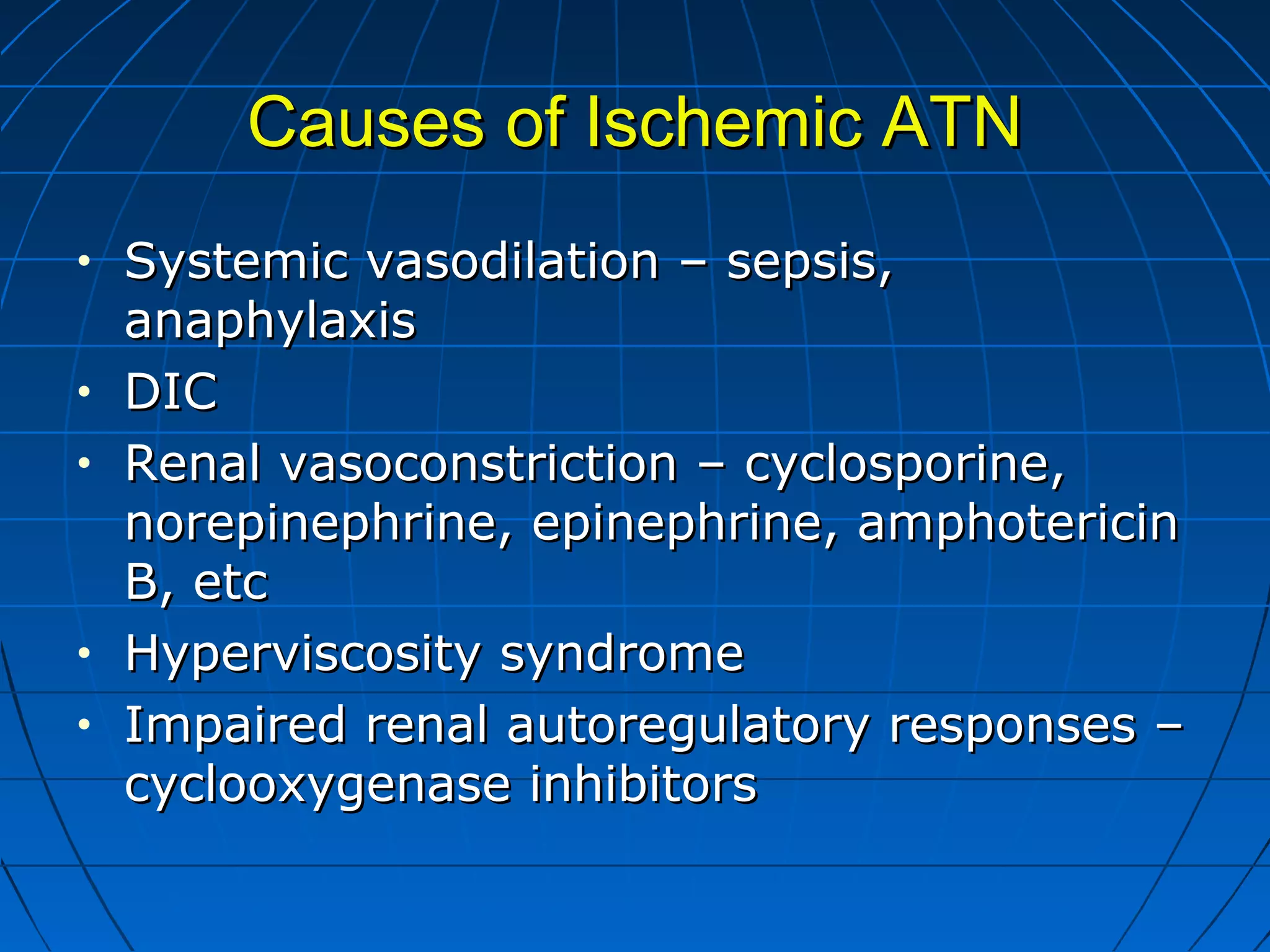 Acute tubular necrosis | PPT