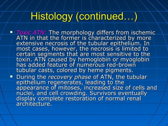 Acute tubular necrosis | PPT | Blood Disorders | Diseases and Conditions