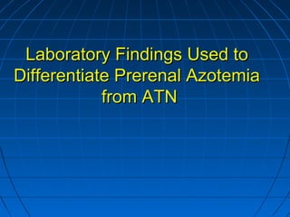Acute tubular necrosis | PPT