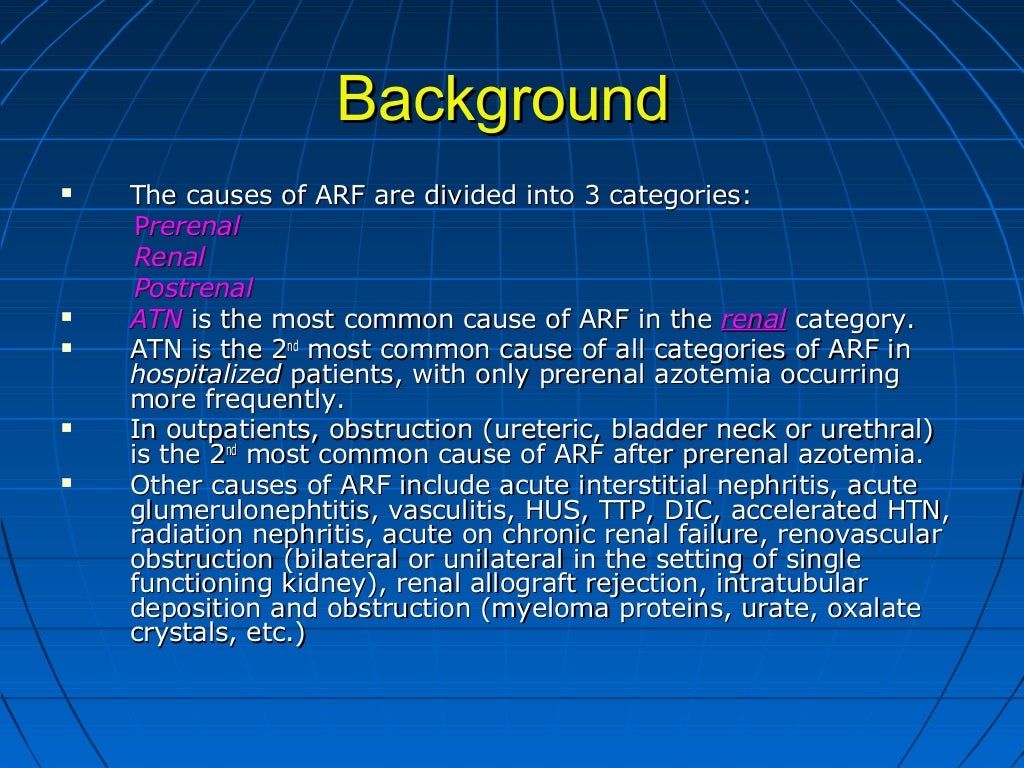 Acute Tubular Necrosis