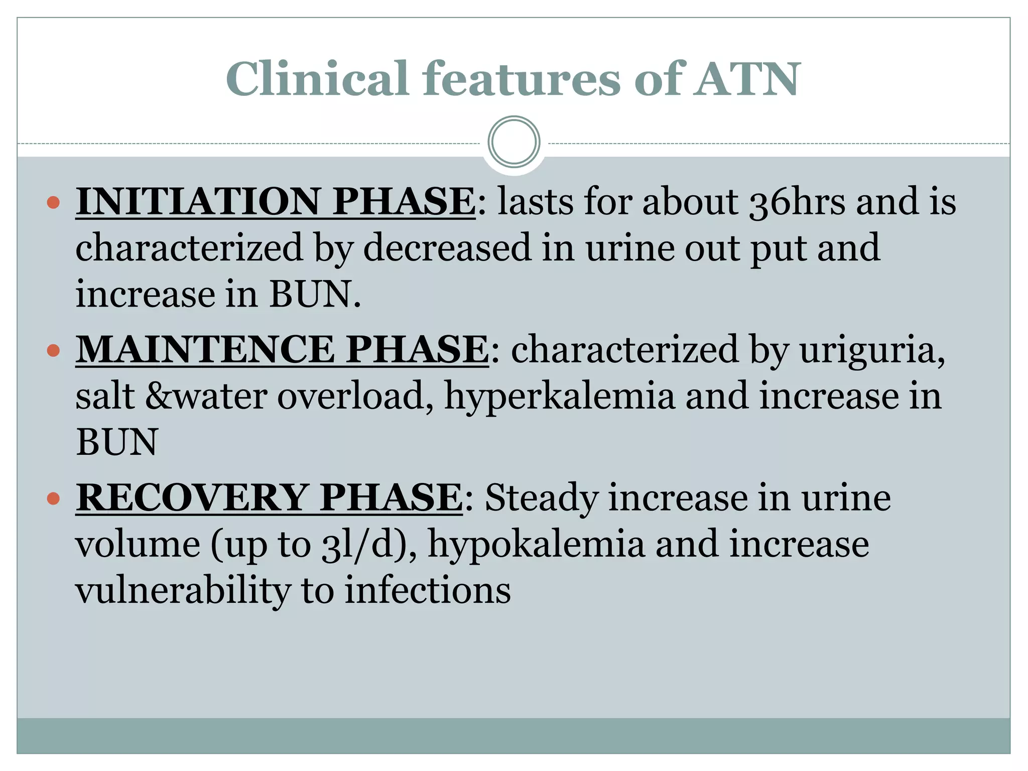 Acute Tubular Necrosis | PPTX