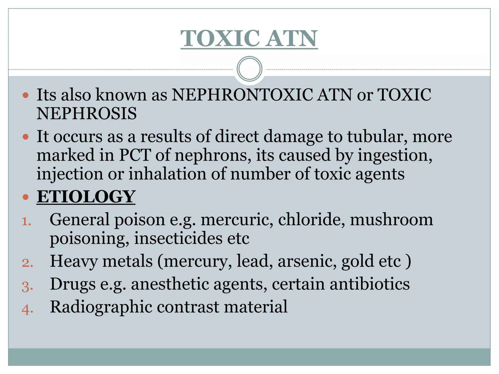 Acute Tubular Necrosis Ppt