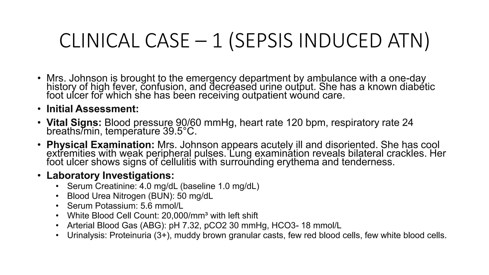 ACUTE TUBULAR NECROSIS BY DR.SOHAN BISWAS,MBBS,DNB(INTERNAL MEDICINE ...