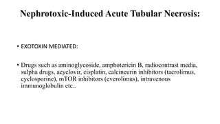 ACUTE TUBULAR NECROSIS BY DR.SOHAN BISWAS,MBBS,DNB(INTERNAL MEDICINE ...