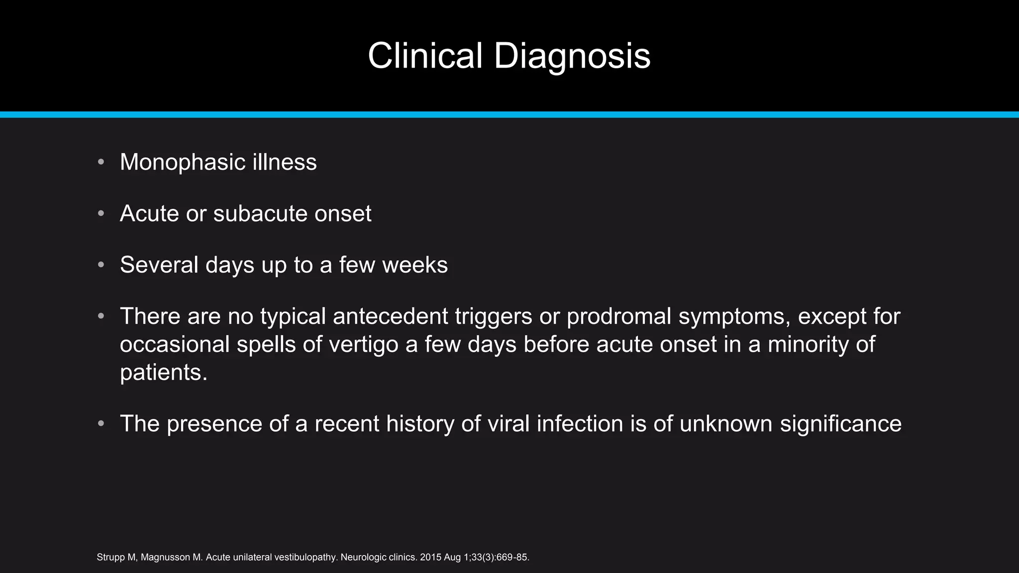 Acute Unilateral Vestibulopathy | PPTX