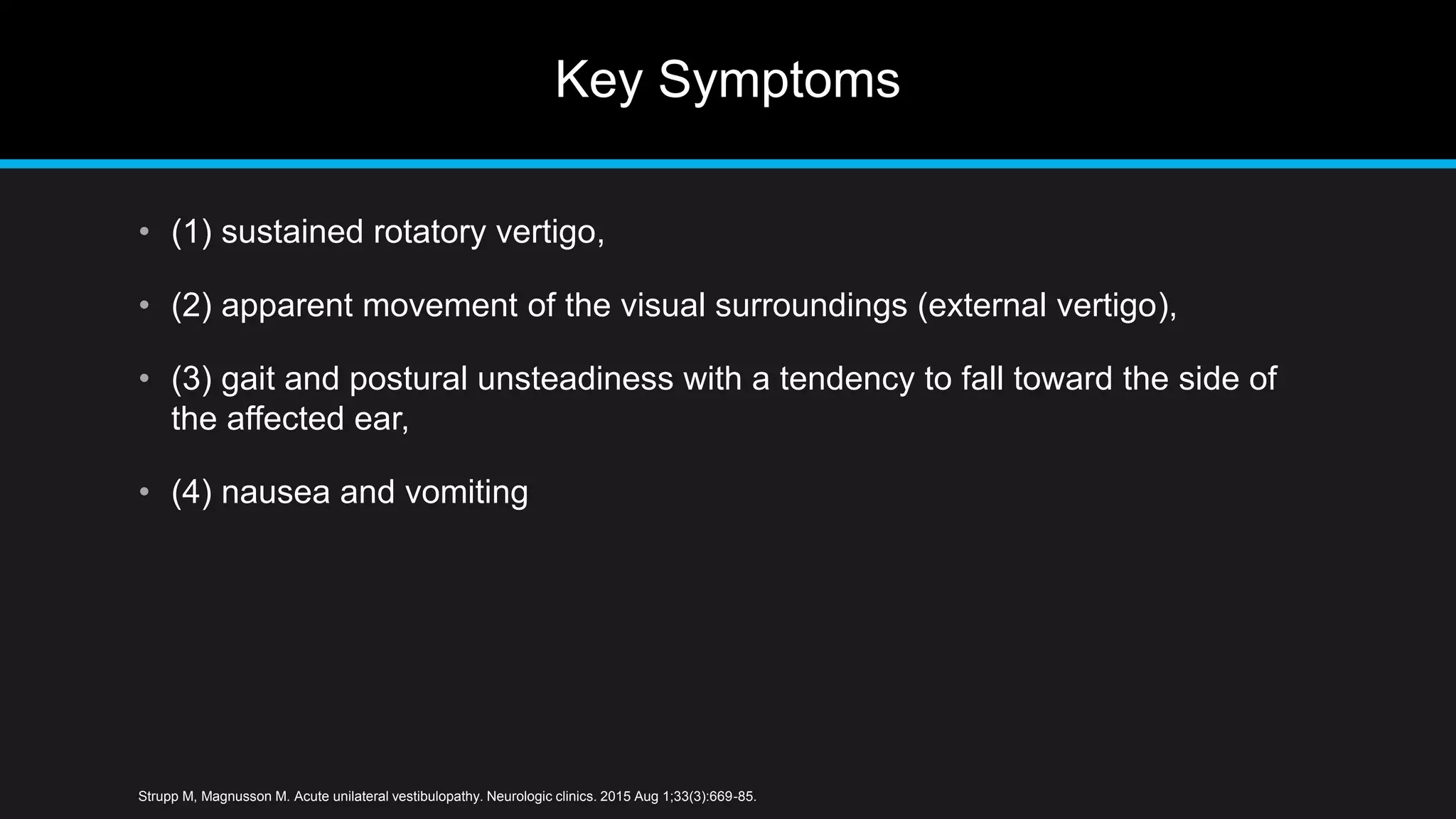 Acute Unilateral Vestibulopathy | PPTX