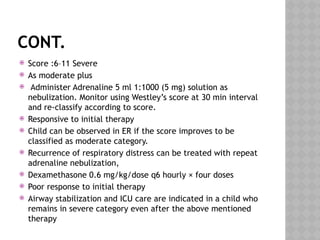 Acute upper airway obstruction is Blockage of any portion of the airway ...