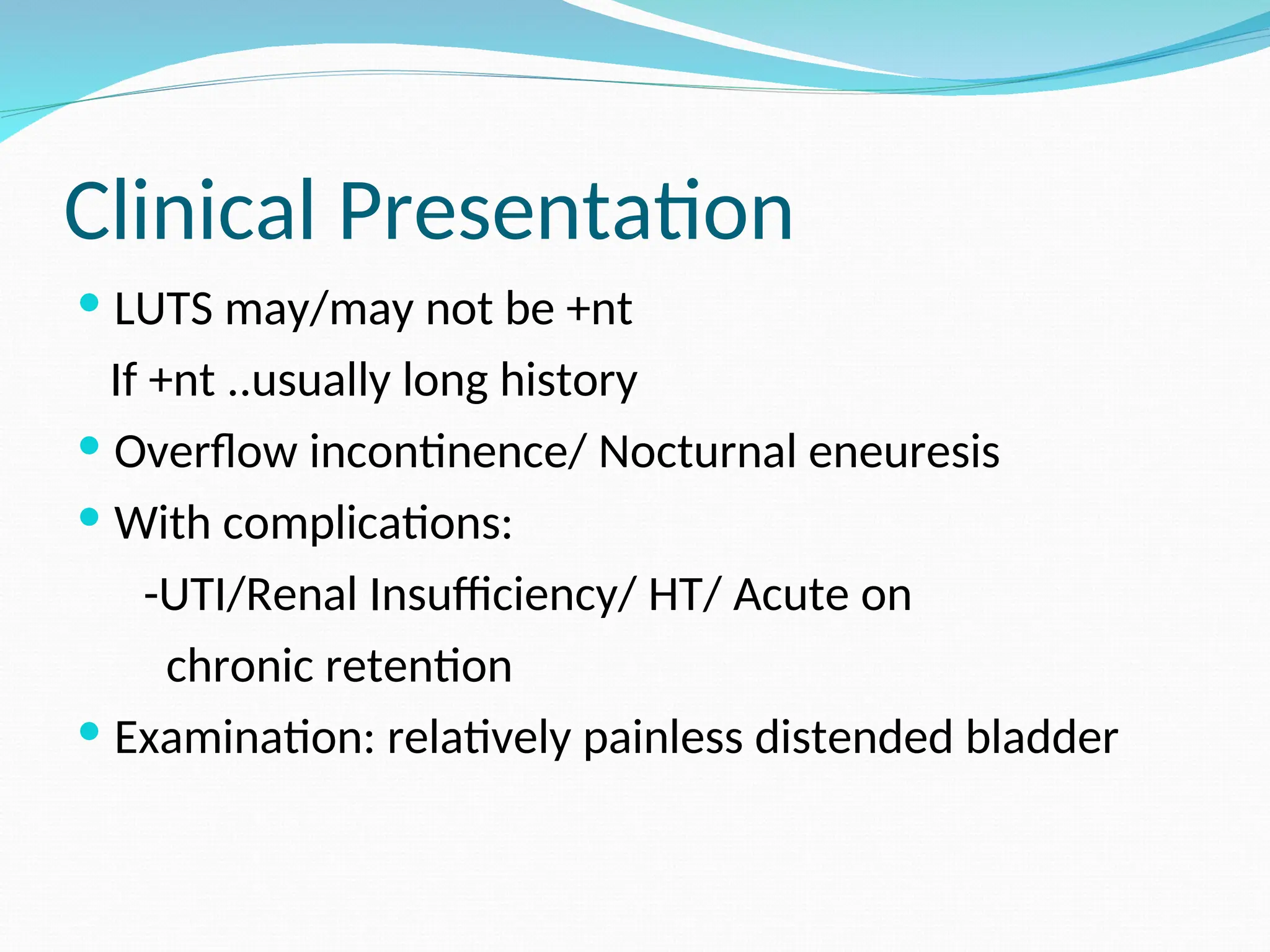 ACUTE URINARY RETENTION management.ppt