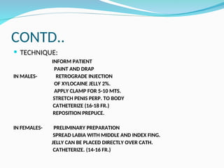 ACUTE URINARY RETENTION management.ppt