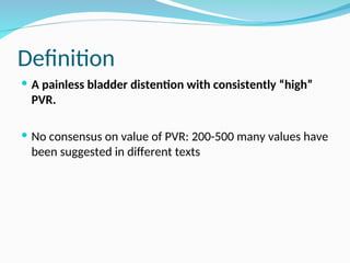 ACUTE URINARY RETENTION management.ppt