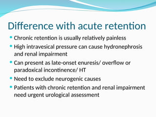 ACUTE URINARY RETENTION management.ppt