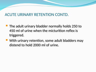 ACUTE URINARY RETENTION management.ppt