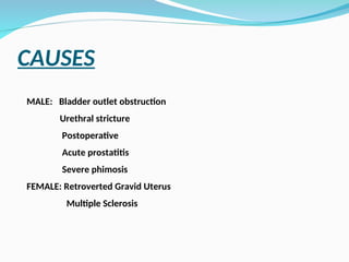 ACUTE URINARY RETENTION management.ppt