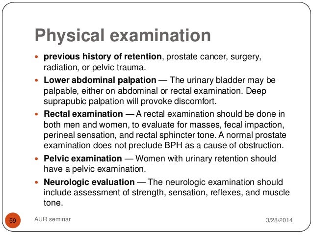 Acute urinary retention atila ppt