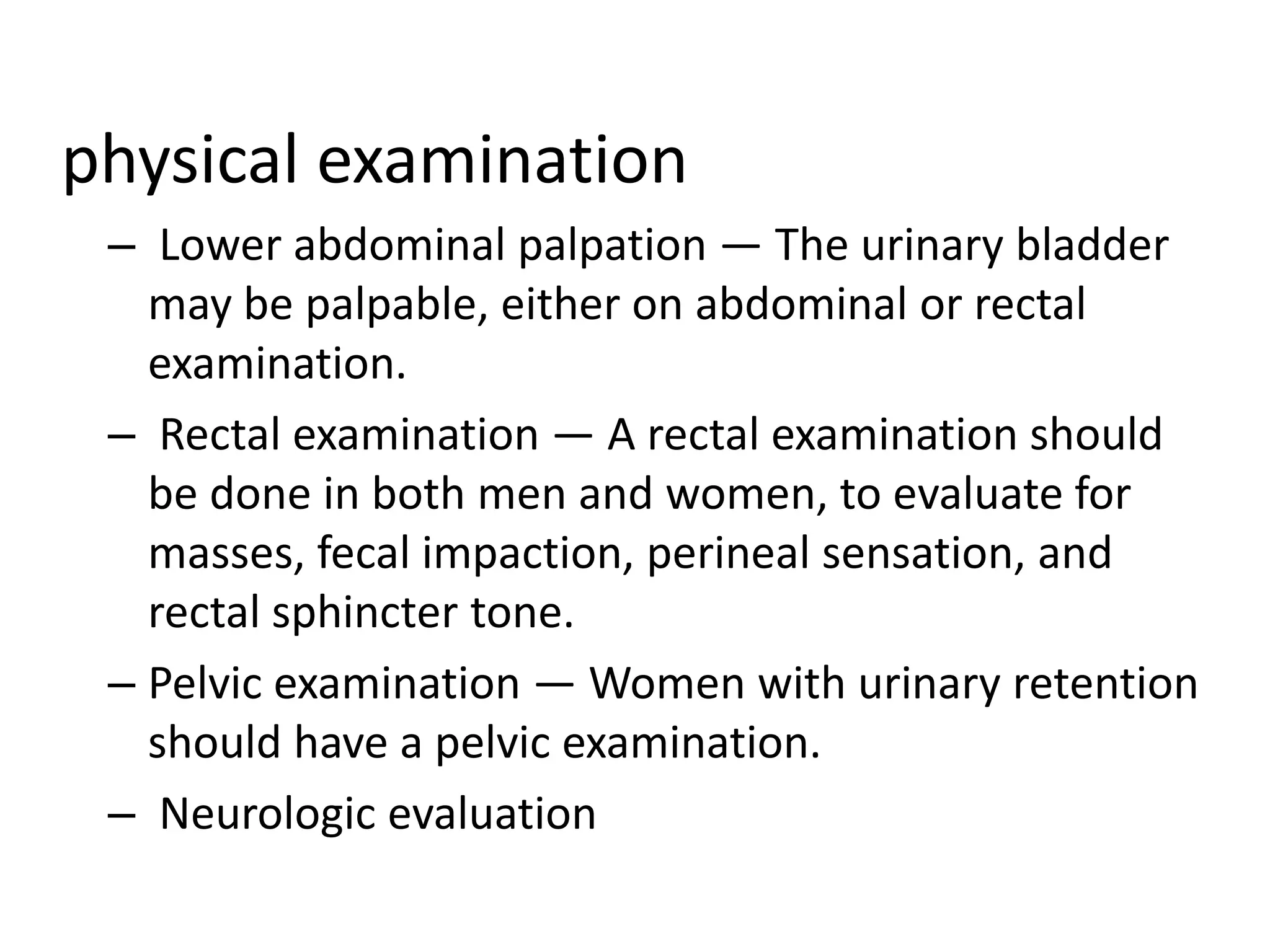 Acute urinary retention mgt | PPTX
