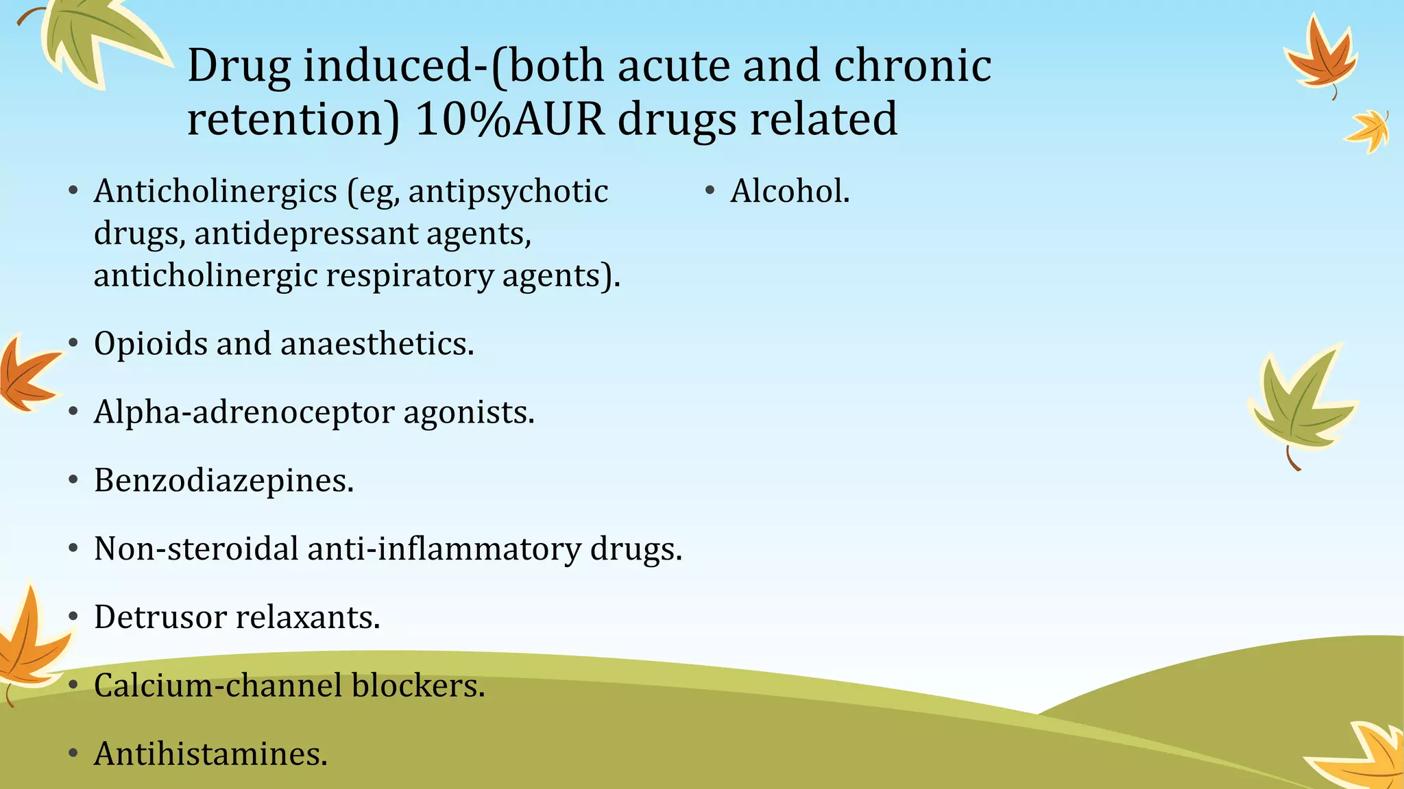 Urine Retention | PPTX