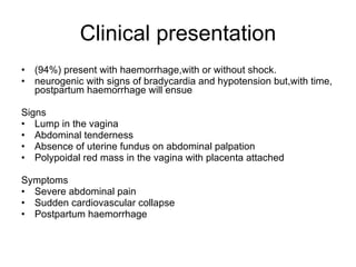 Acute uterine inversion | PPT