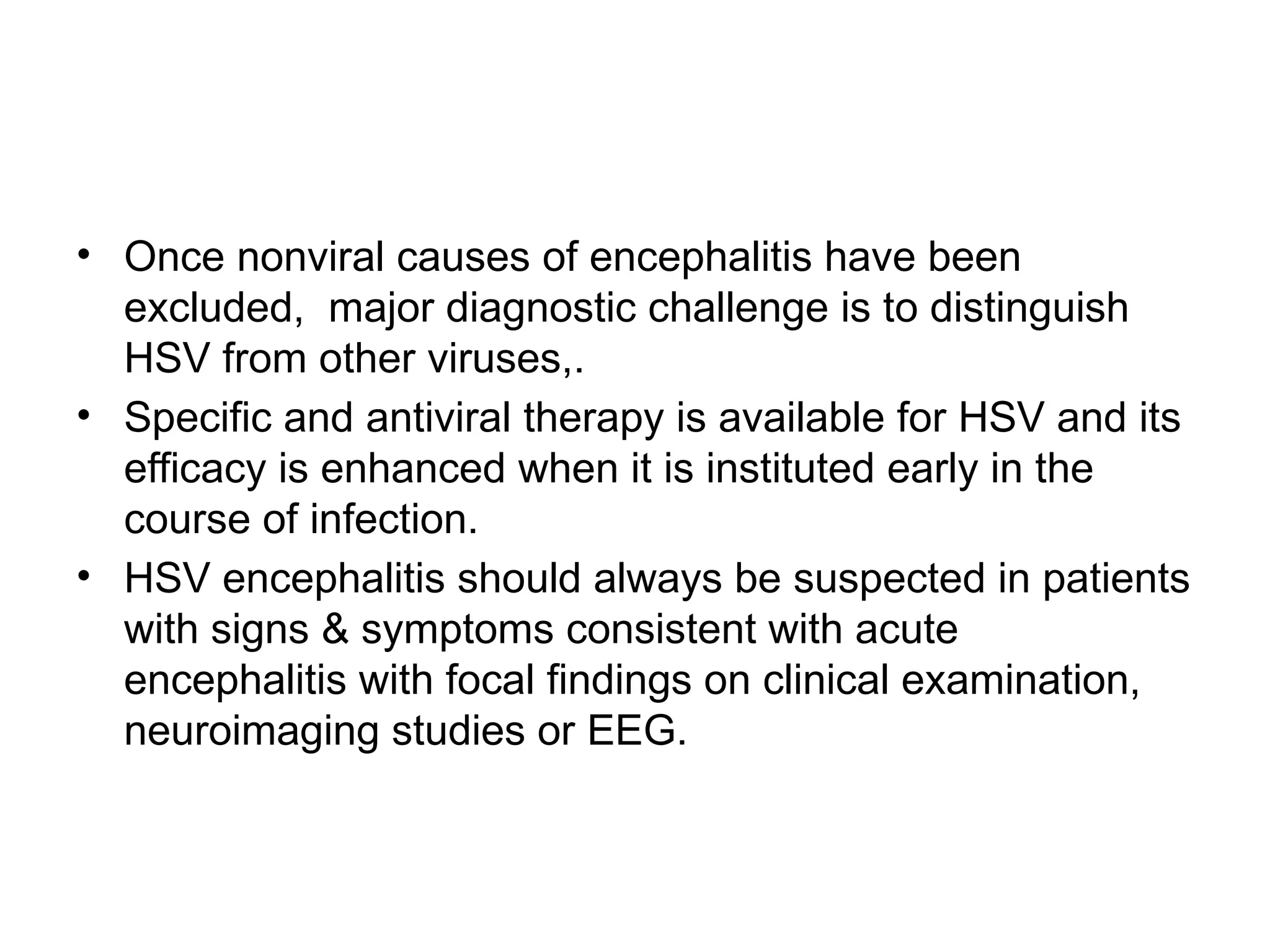 ACUTE VIRAL ENCEPHALITIS- clinical features and management | PPTX