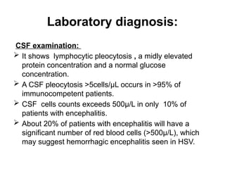 ACUTE VIRAL ENCEPHALITIS- clinical features and management | PPT