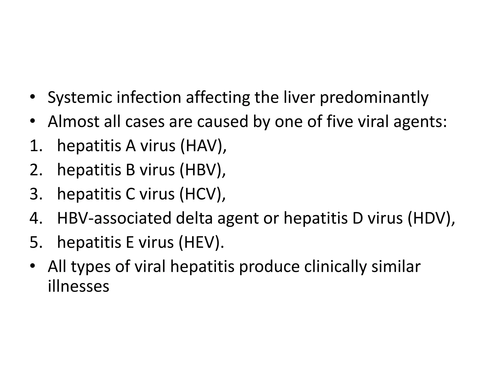 Acute viral hepatitis | PPTX | Blood Disorders | Diseases and Conditions