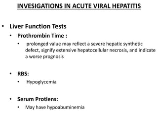 Acute viral hepatitis | PPTX